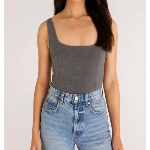 Z Supply | Tops | New Z Supply Victoria Tank In Charcoal Grey | Poshmark